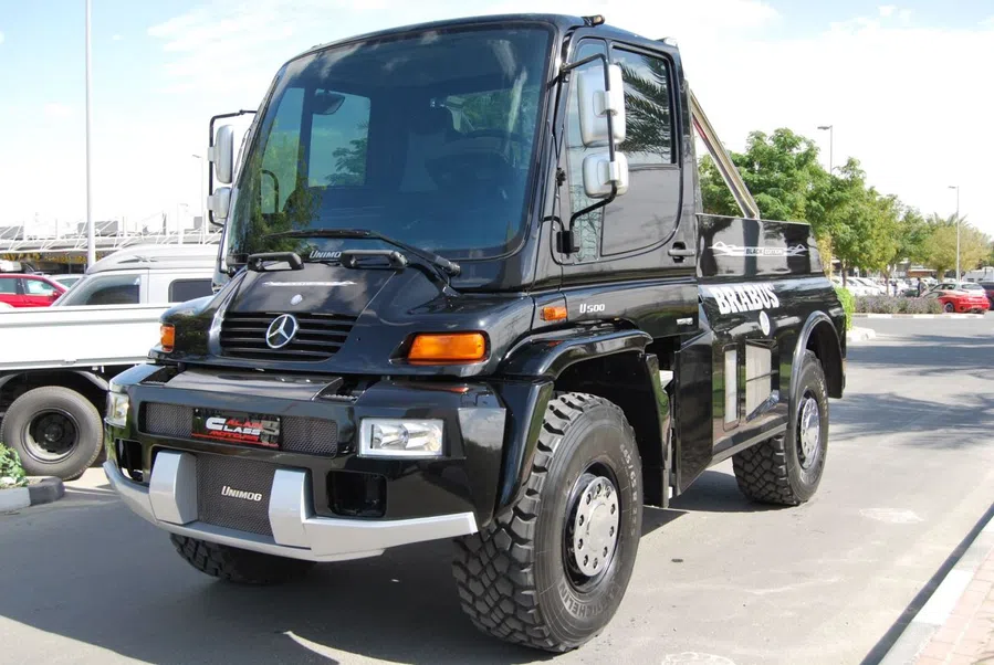 Bijzondere occasion: Brabus Unimog U500 Black Edition