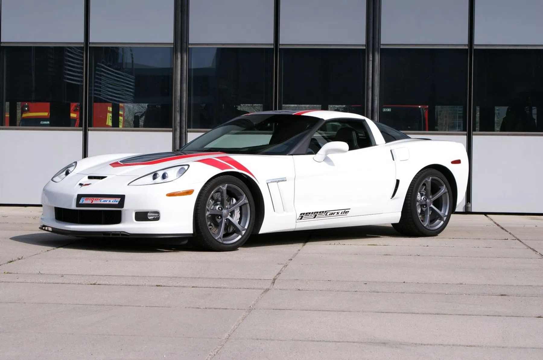Geiger gaat over de Corvette Grand Sport heen
