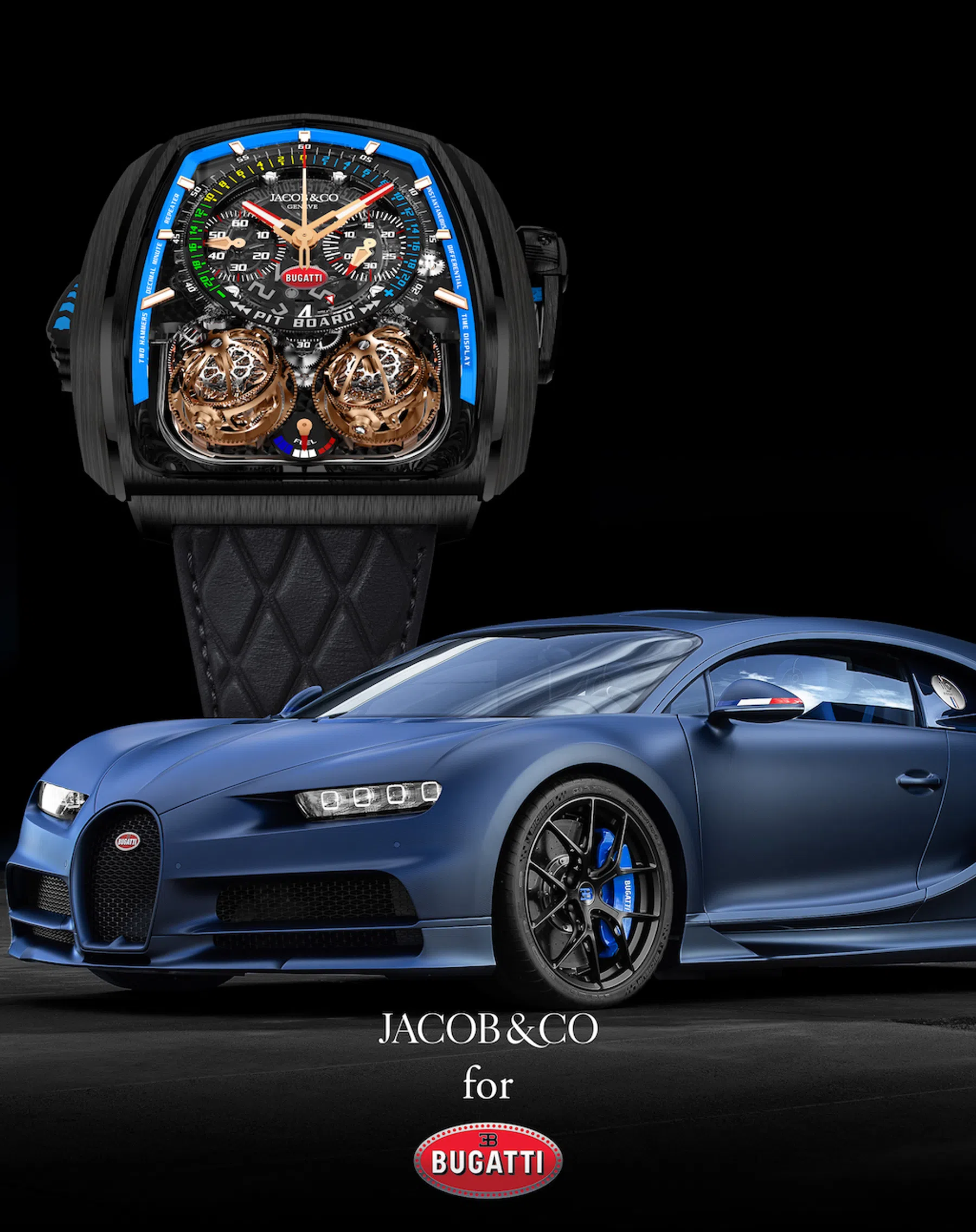 Deze horloges zijn speciaal voor Bugatti-eigenaren