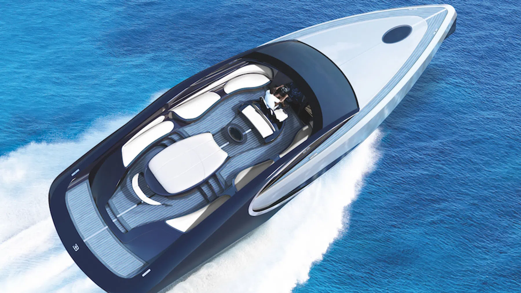 Dit bootje past perfect bij je Bugatti Chiron
