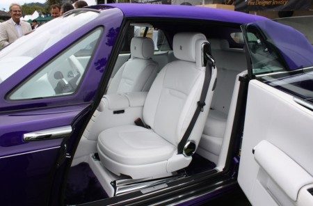De paarse Phantom Drophead Coupe van Michael Fux