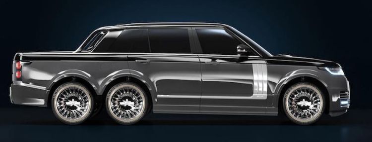 Duits bedrijf gaat Range Rover 6x6 pickup maken